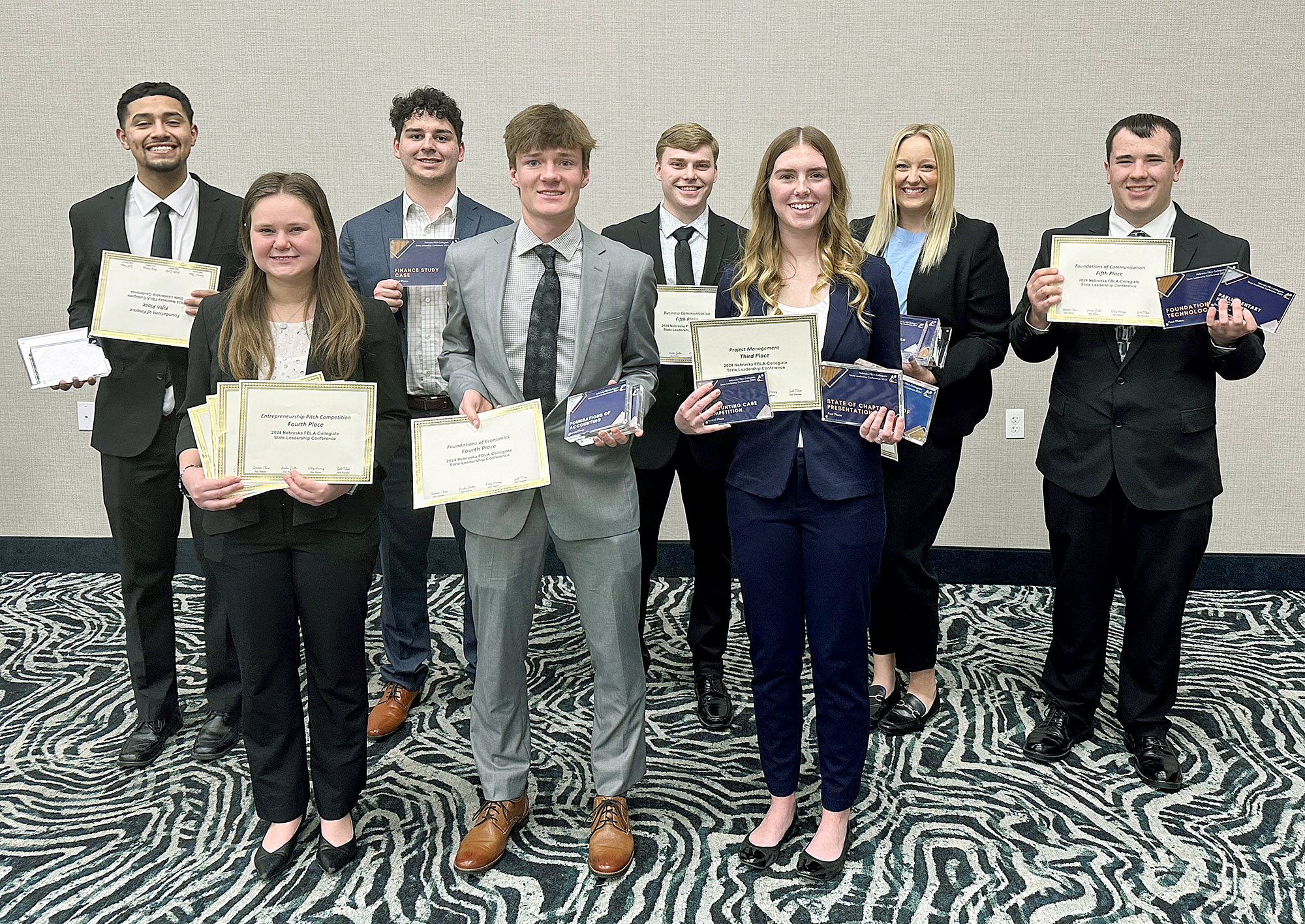 UNK Students Win Numerous Awards, Including Top Chapter, at State FBLA ...
