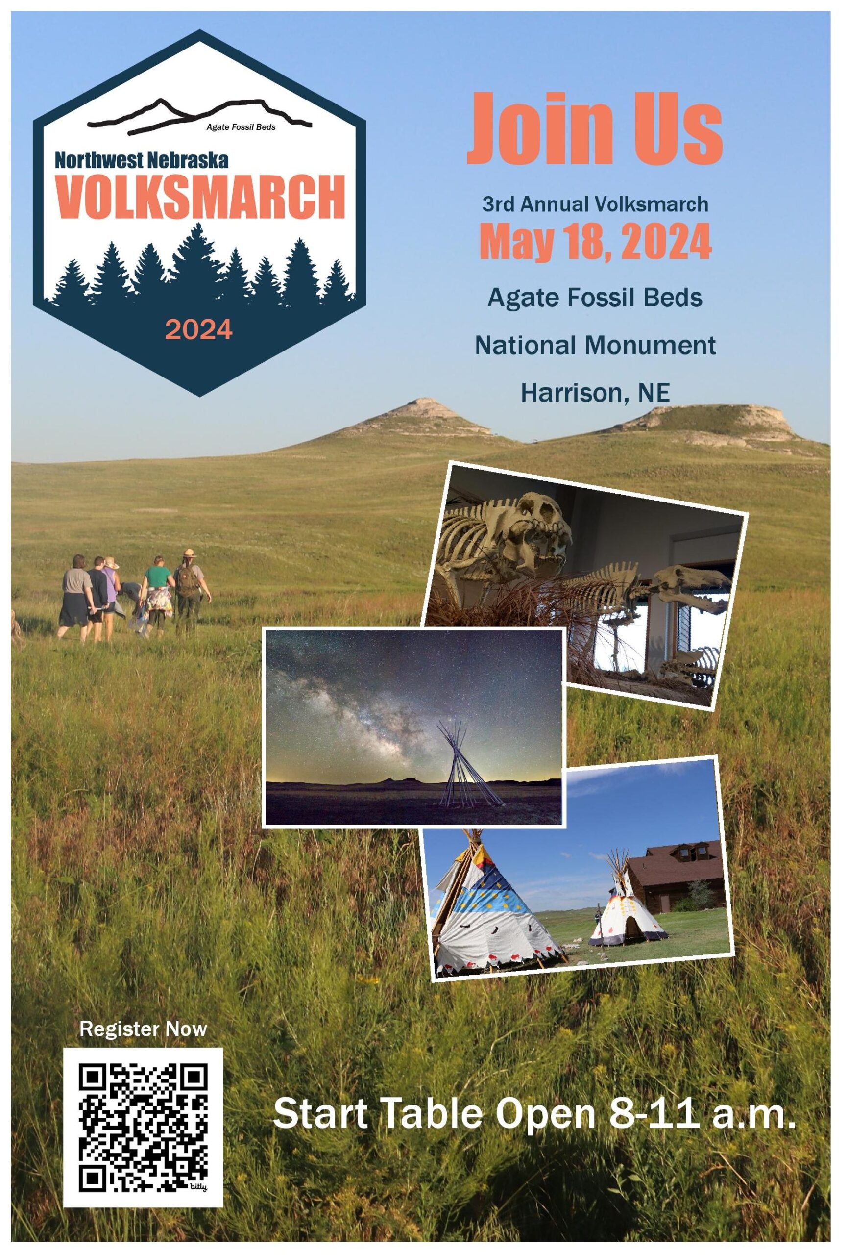 Agate Fossil Beds Hosting Regional Volksmarch – KCSR / KBPY