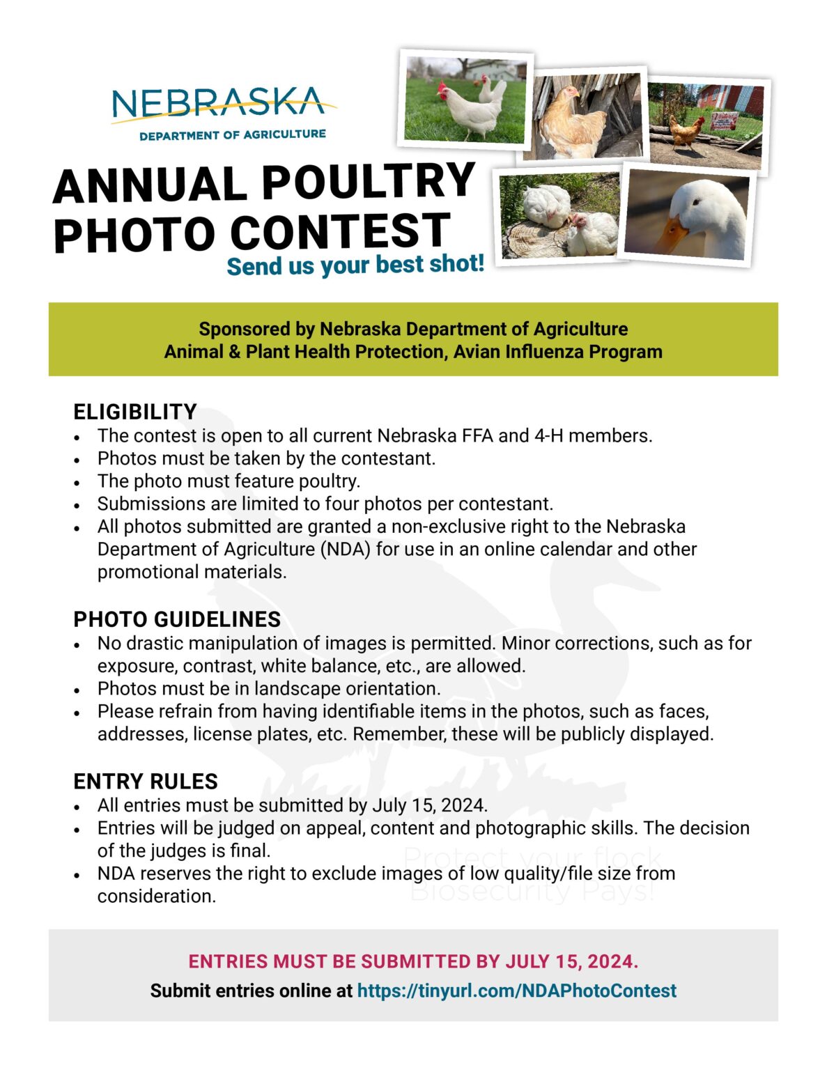 Enter NDA’s Popular Poultry Photo Contest by the July 15 Deadline ...