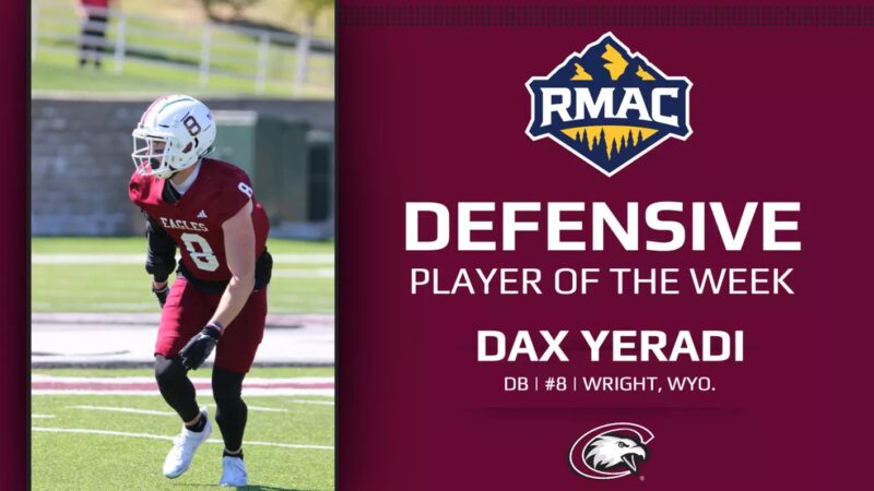 Dax Yeradi RMAC Defensive Player Of The Week – KCSR / KBPY