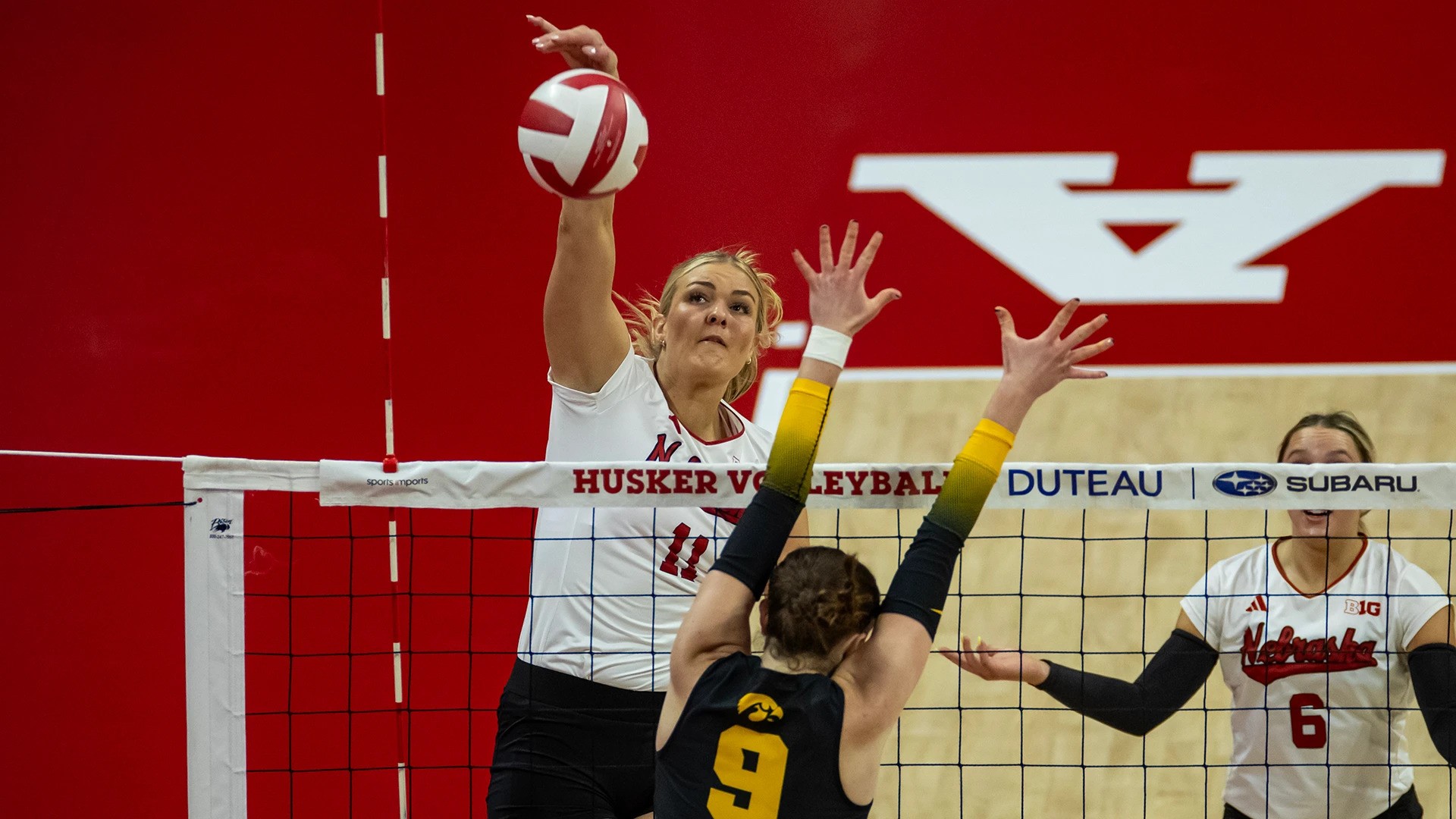 Nebraska Volleyball Routes Iowa – KCSR / KBPY