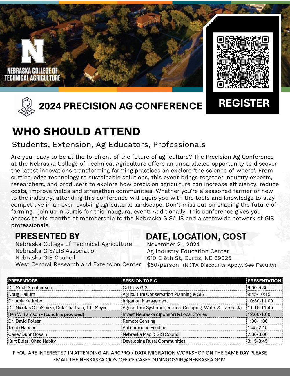 NCTA Hosts Inaugural Precision Ag Conference – KCSR / KBPY