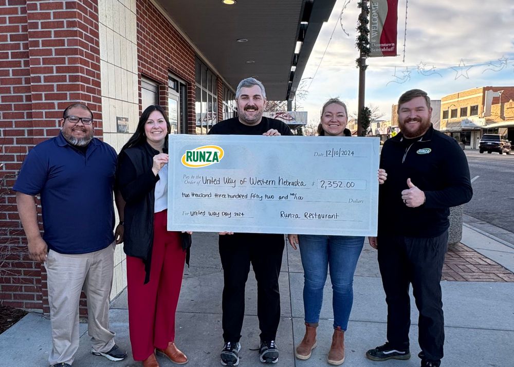 Runza® Donates to United Way of Western Nebraska – KCSR / KBPY