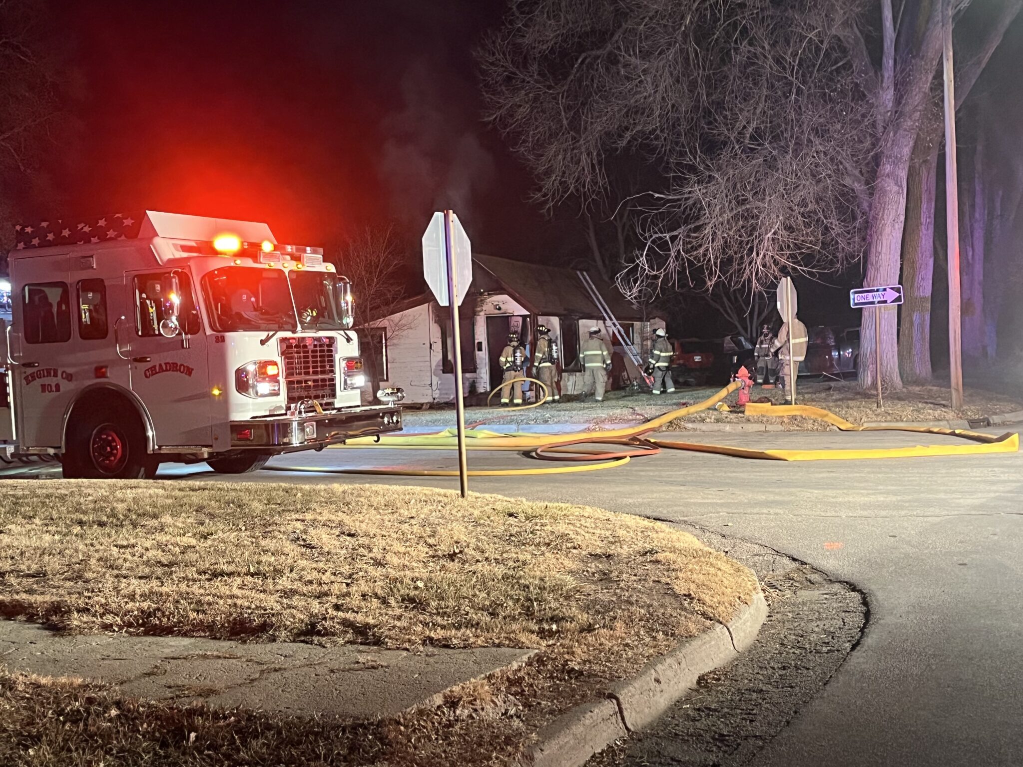Winter Evening House Fire in Chadron – KCSR / KBPY