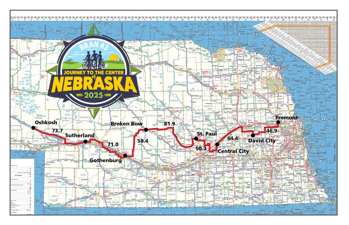 Cyclists Gear Up for the 43rd Annual Bicycle Ride Across Nebraska ...