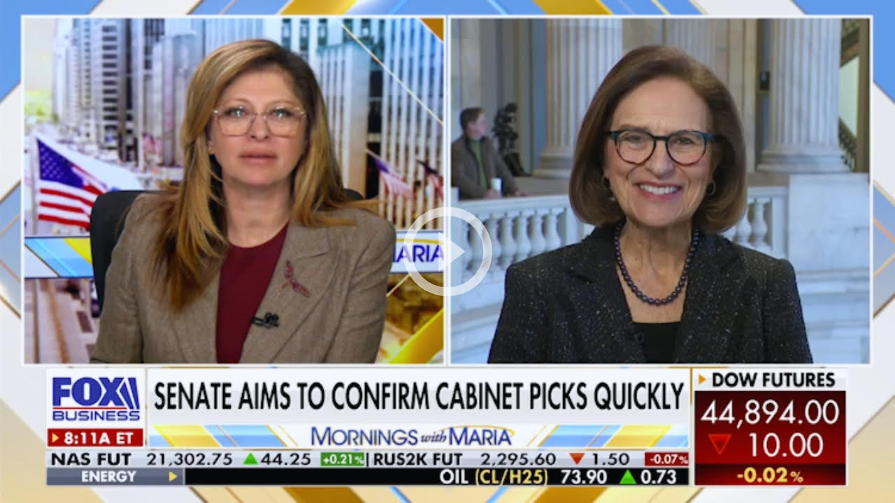 Fischer Joins “Mornings with Maria” to Discuss Delivering for Americans ...