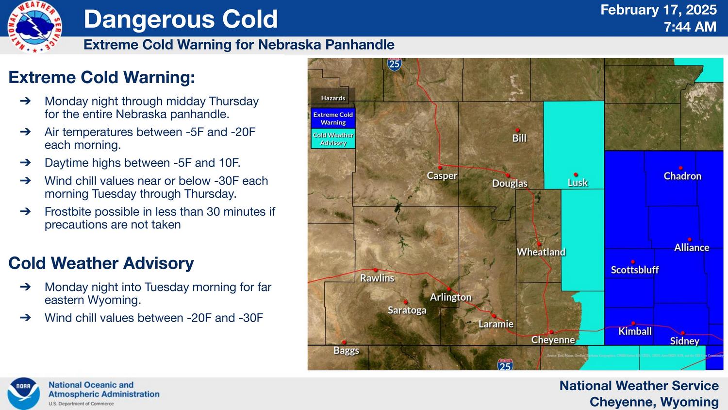 NWS Cheyenne: Decision Support Packet – Prolonged Snow and Cold – KCSR ...