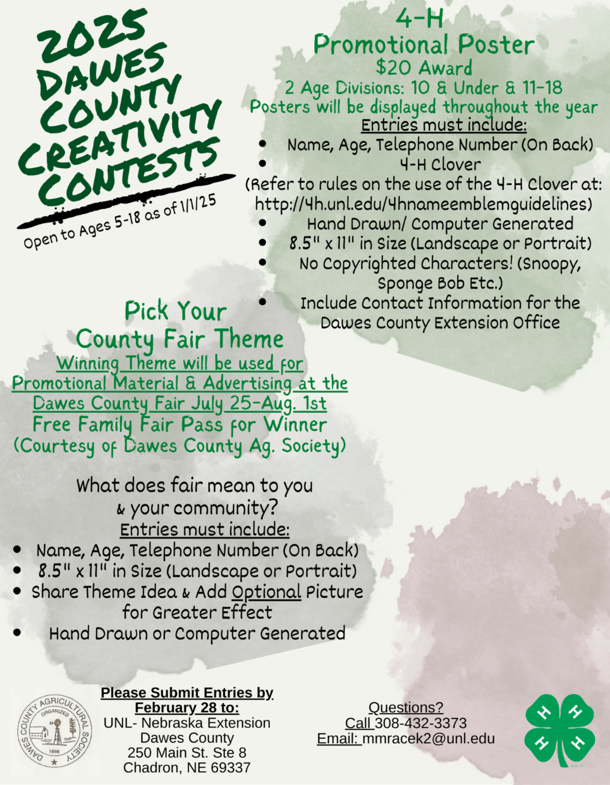 Dawes County Creative Contests – KCSR / KBPY