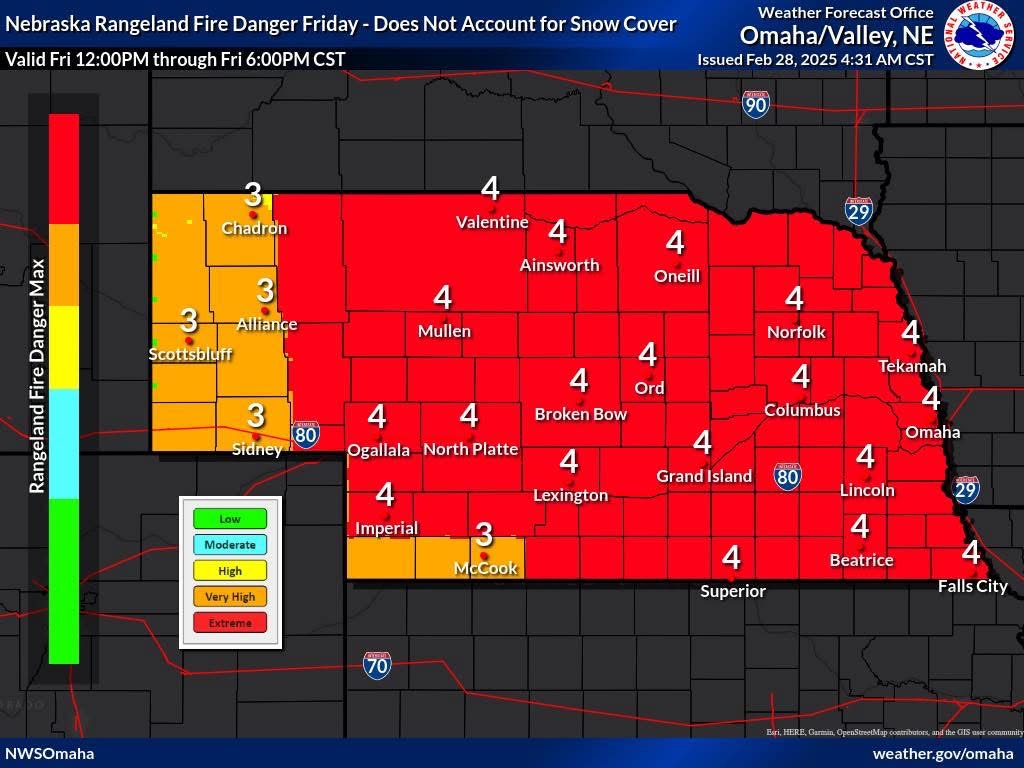 Nebraska Fire Departments Urging Public to be Aware of Fire Danger ...