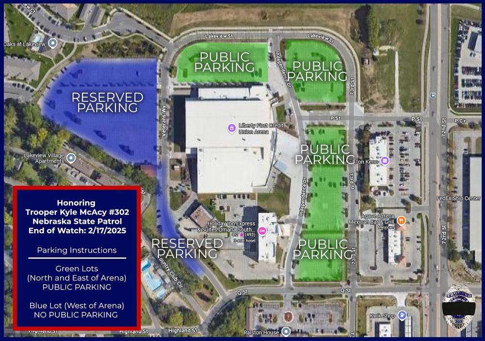 Public Attendance Information for Trooper Kyle McAcy Funeral – KCSR / KBPY