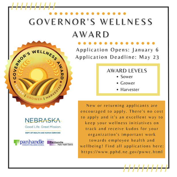 Apply for the 2025 Governor’s Wellness Awards – KCSR / KBPY