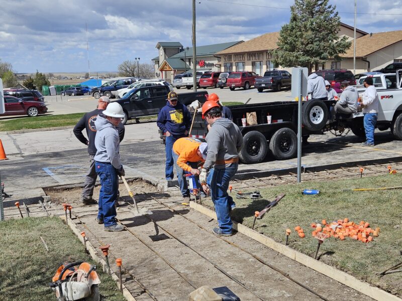 Job Corps Students Provide New Sidewalk – KCSR / KBPY