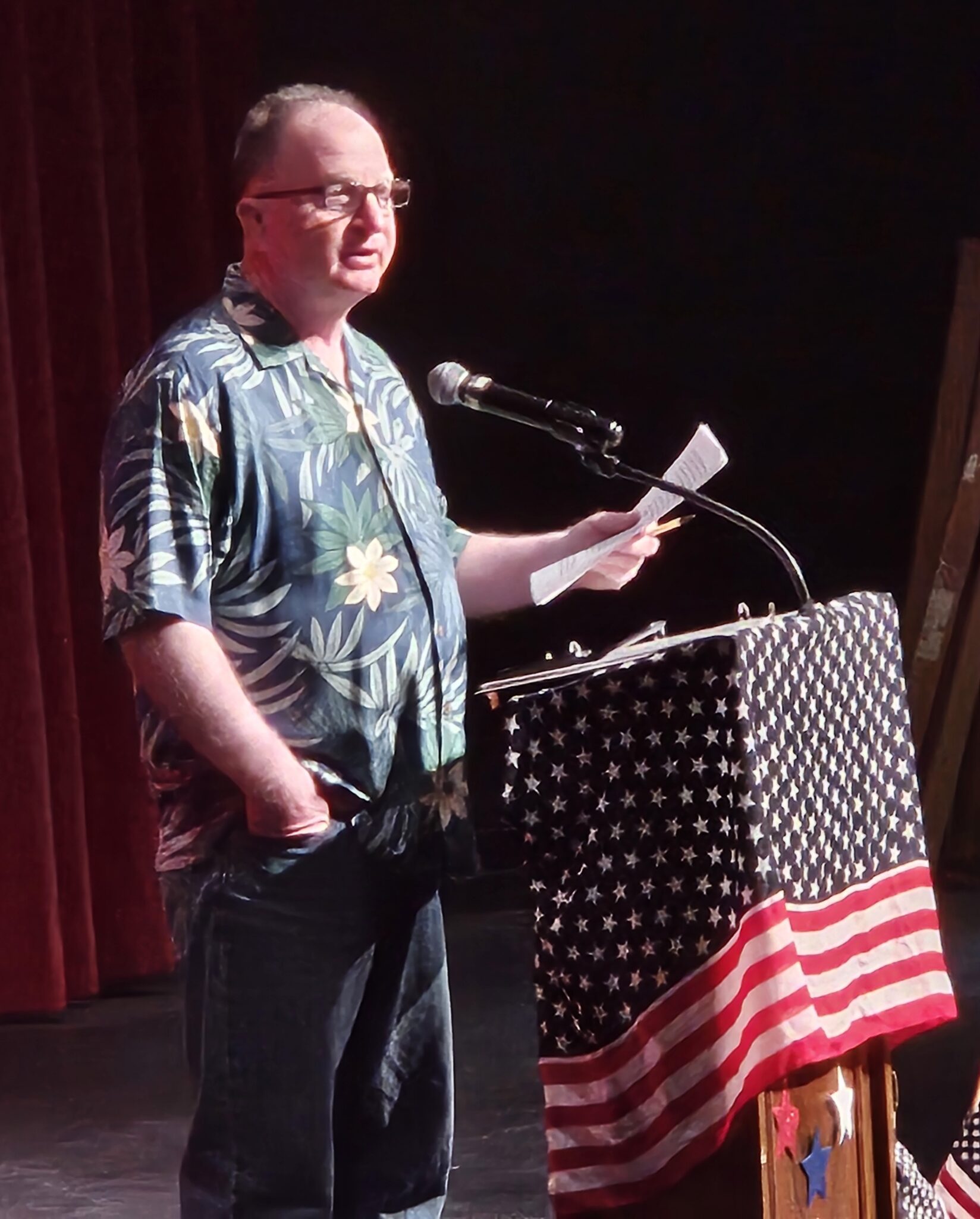 Werner Speaks at Veterans Program – KCSR / KBPY
