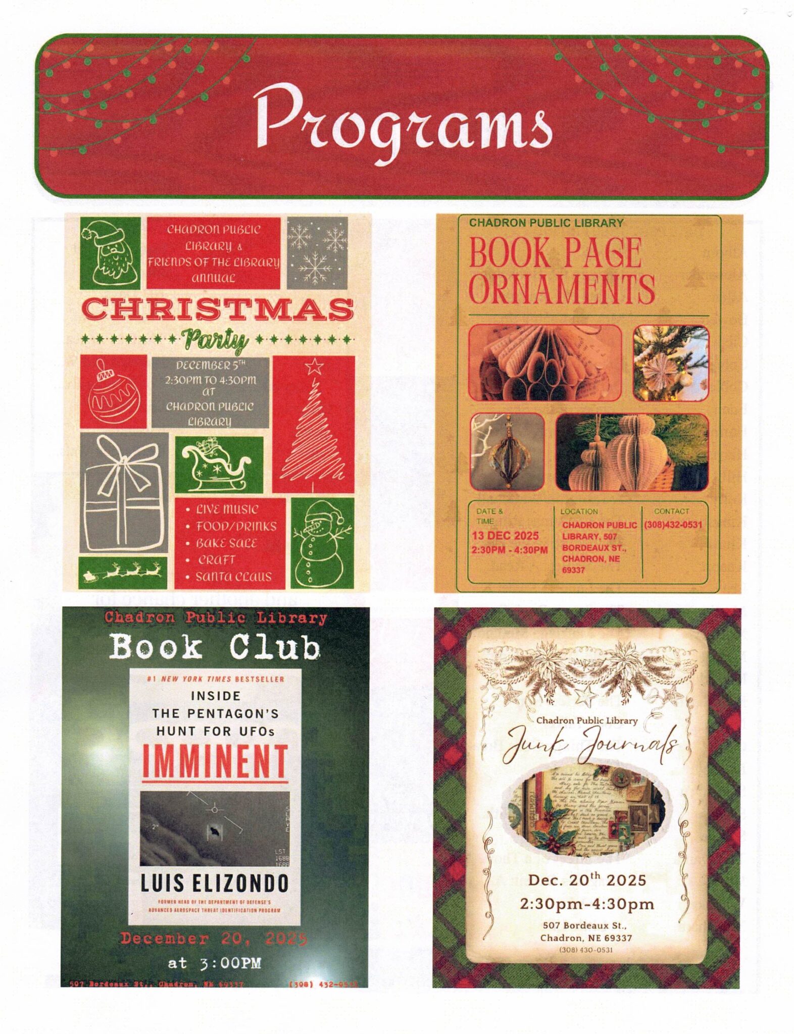 Chadron Public Library Programs – KCSR / KBPY