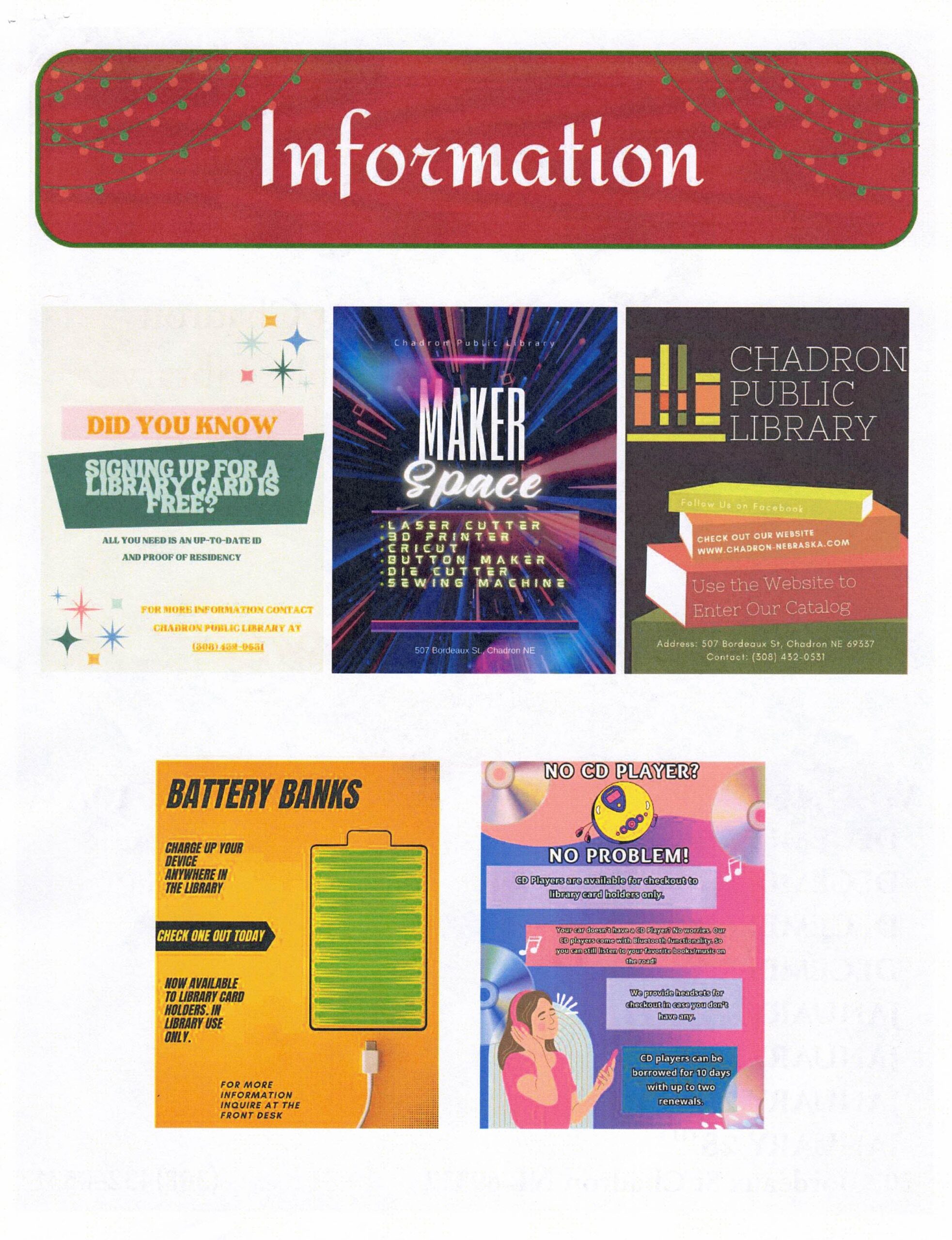Chadron Public Library Programs – KCSR / KBPY