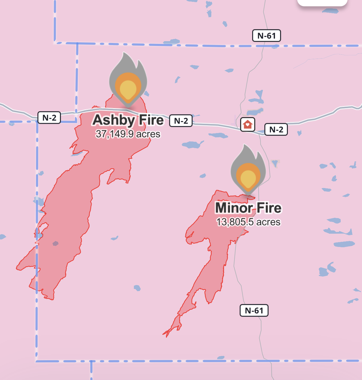 Ashby, Minor Fire Update – KCSR / KBPY