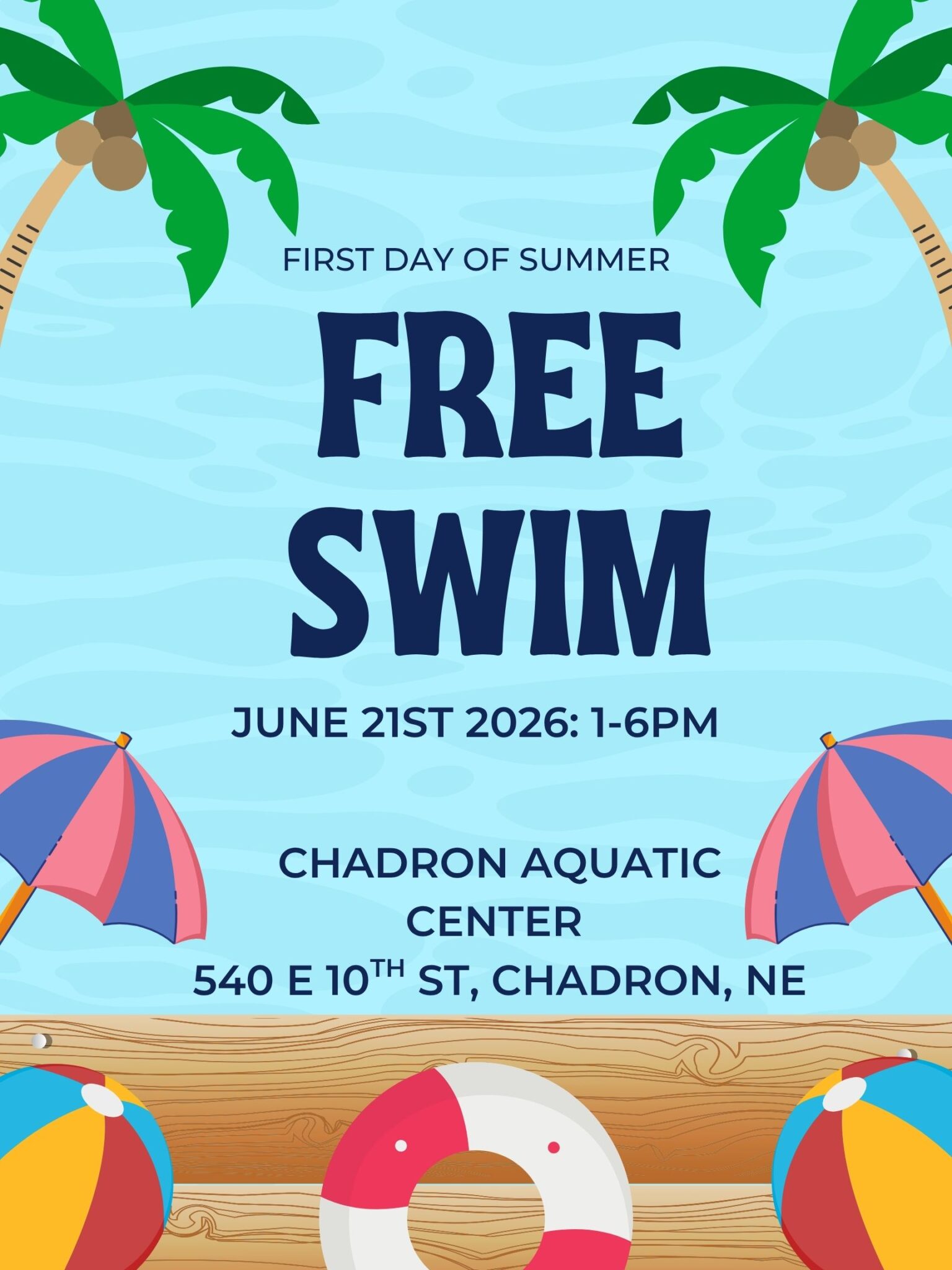 Free Swim Day! 6/21 – KCSR / KBPY