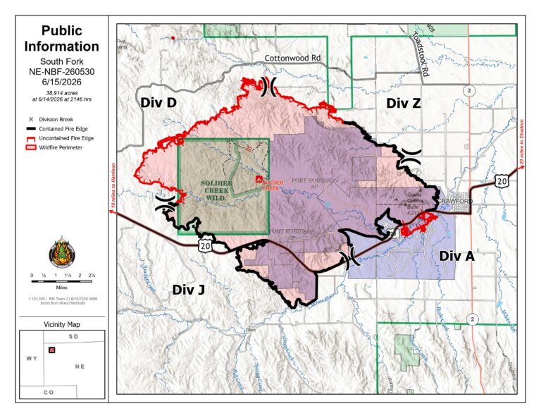 South Fork Fire Midday Update (6/15) – KCSR / KBPY