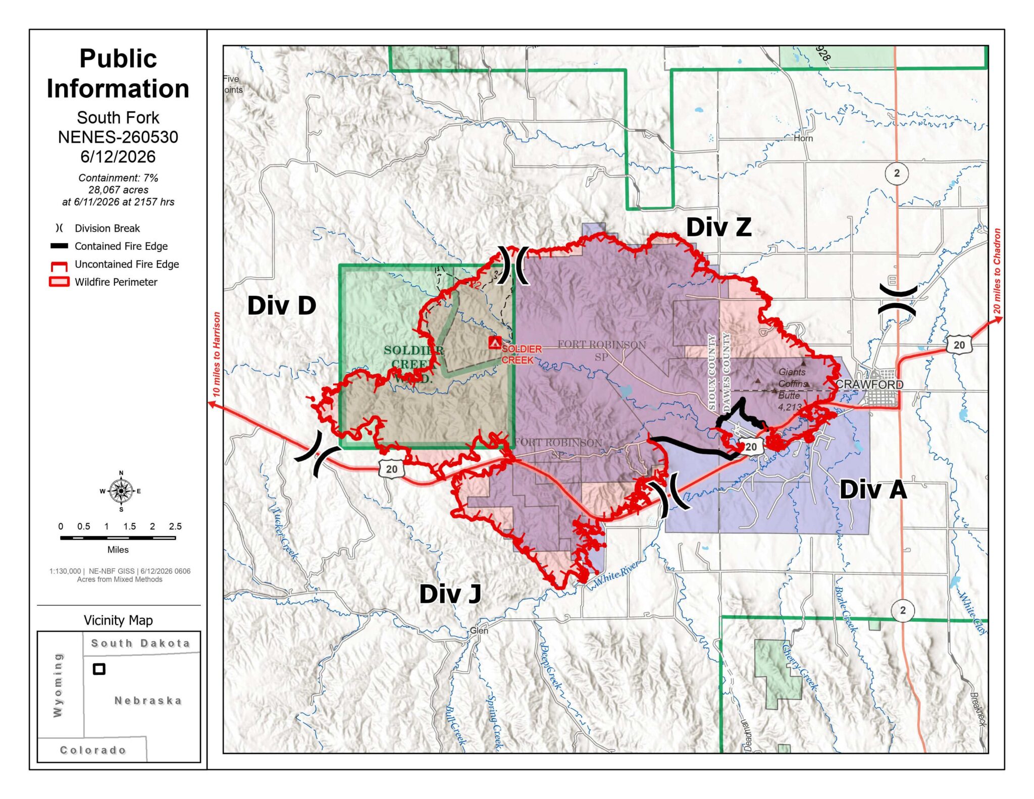Gov. Pillen Announces FEMA Grant Approval for South Fork Fire – KCSR / KBPY
