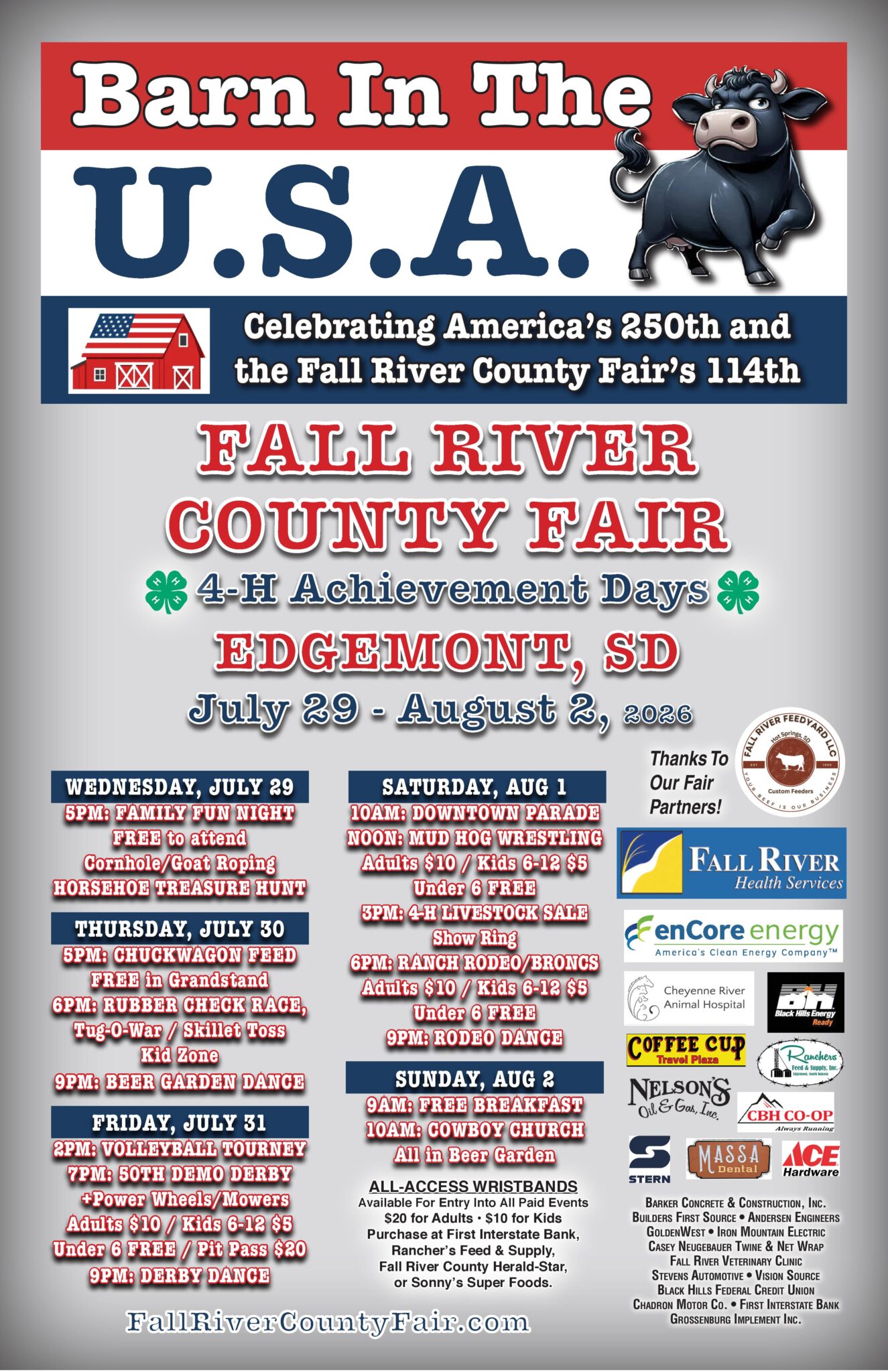 Fall River County Fair 7/29-8/2 – KCSR / KBPY
