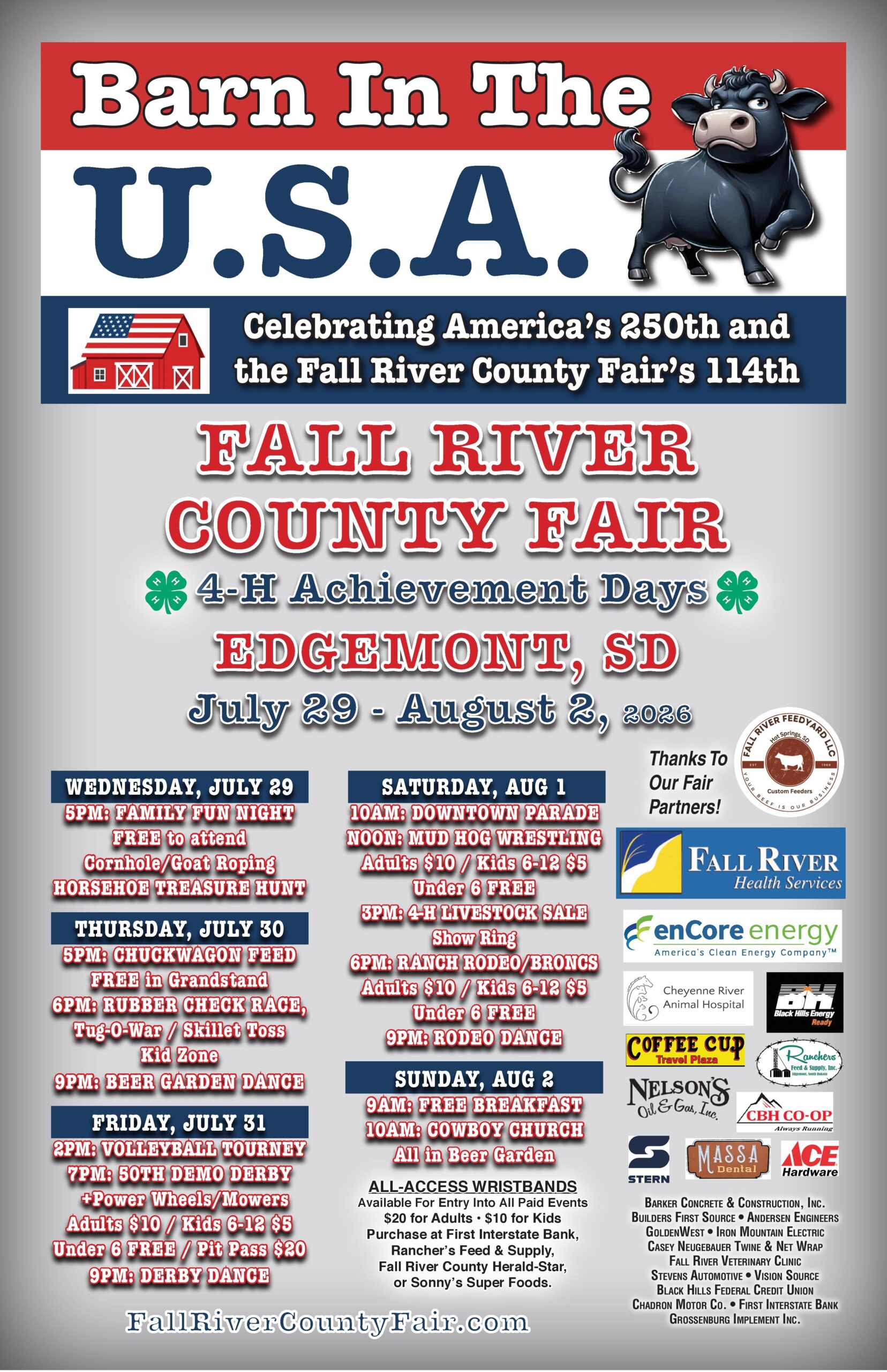 Fall River County Fair 7/29-8/2 – KCSR / KBPY